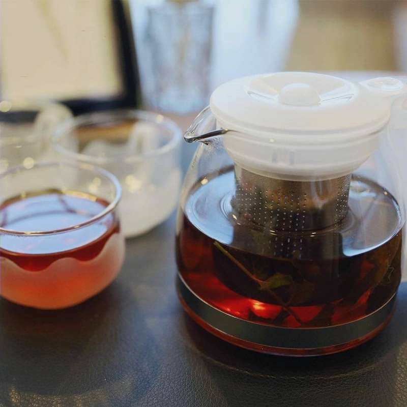 Jual MINISO Teko Teapot Set Teh Sederhana 5pcs/set Teh Ketel Kaca ...