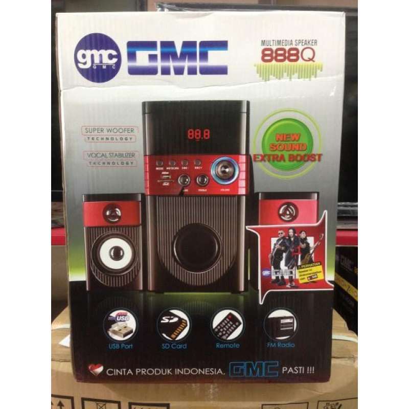 Promo Speaker Gmc 888q Usb Multimedia Audio Spiker Aktif Active ...