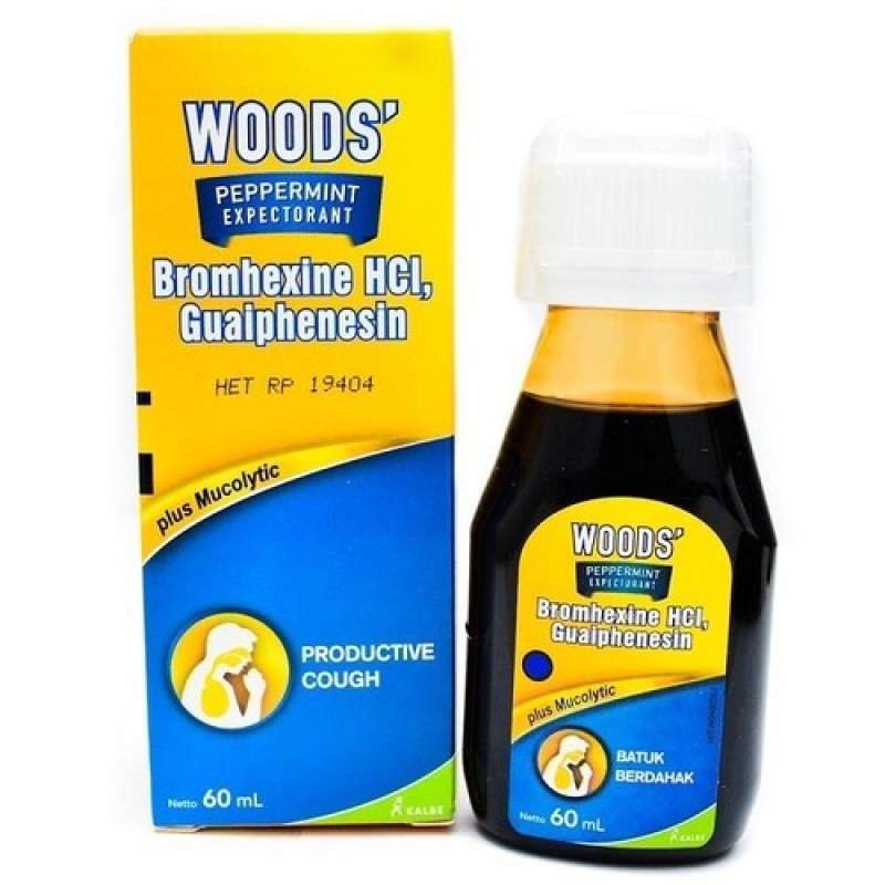 Jual Obat Batuk Woods Expectorant biru 60 Ml - BOTOL di Seller Apotek ...