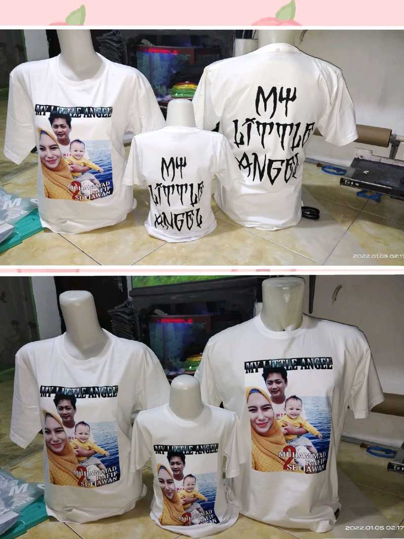 Jual Kaos Costum Sablon DTF bisa satuan - Sablon 2 Sisi Depan Dan ... Jual Kaos Costum Sablon DTF bisa satuan - Sablon 2 Sisi Depan Dan ...