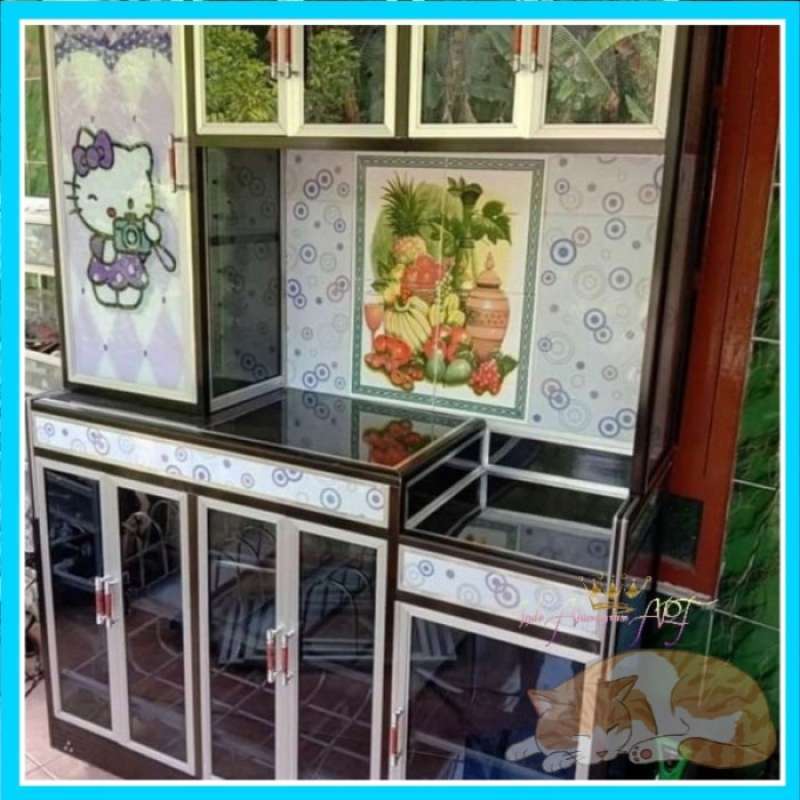 Promo Rak Dapur Serbaguna / Kitchen Set Minimalis Bahan Alumunium ...