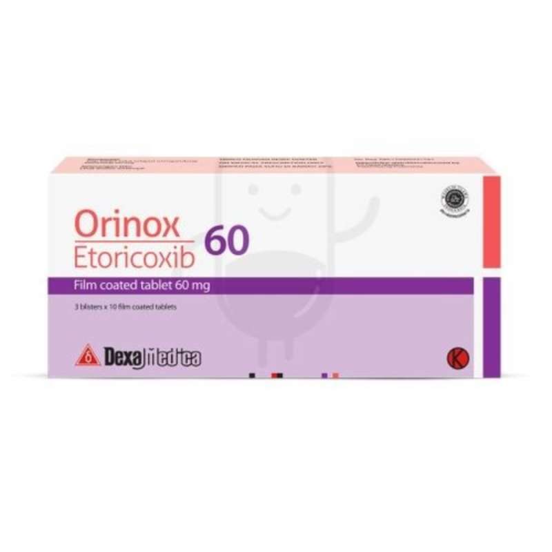 Jual ORINOX 60 MG BOX 30 TABLET di Seller Apotek MOSE - Apotek MOSE ...