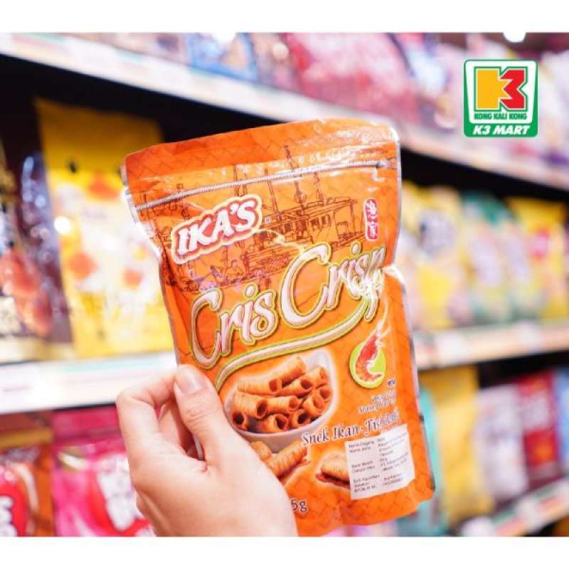 Jual Ikas Cris Crisp Fish Rolls Shrimp 24X55Gr di Seller K3MART ...