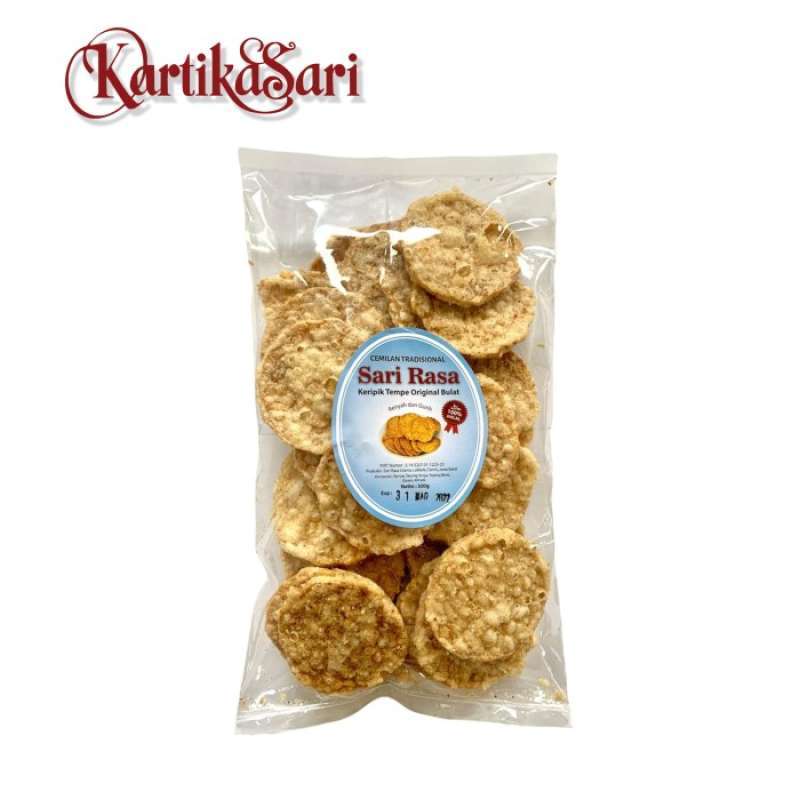 Jual Kartika Sari - Sari Rasa Keripik Tempe Original Bulat [300 g] di ...
