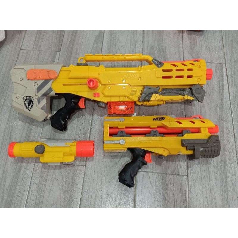 Jual NERF N-Strike Icon Series Longshot CS-6 Blaster di Seller D'Shops ...