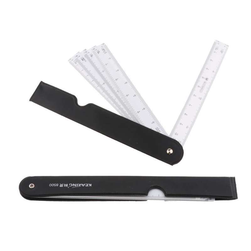 Jual Multi-functional Scale Ruler Folding Multi-scale Drawing Rule ...