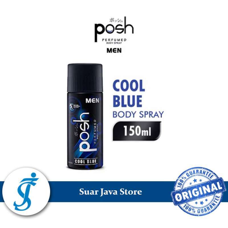 Jual Posh Men Body Spray 150ml - Cool Blue di Seller Suar_Java Store ...