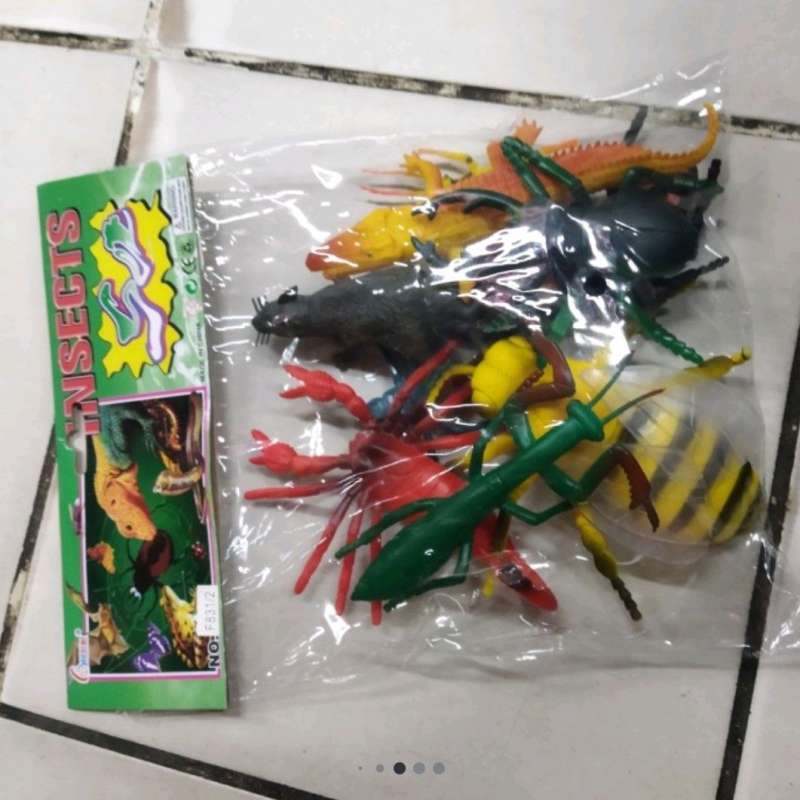 Jual MAINAN EDUKASI FIGURIN KARET MENGENAL SERANGGA DAN ANEKA SATWA ...