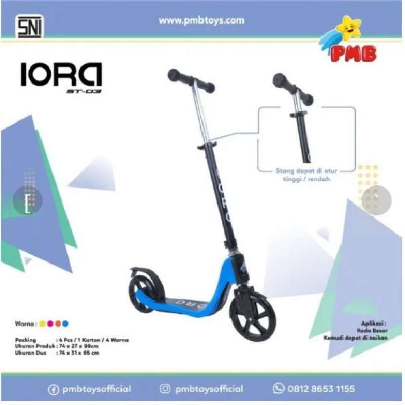 Jual Skuter Scooter Anak Pmb Iora St03 - Otoped Anak Iora Di Seller Rj ...