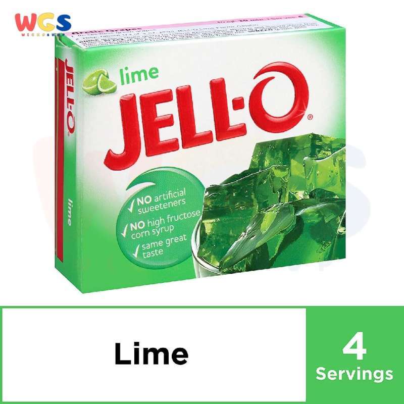 Jual Jell-O Lime Artificial Flavor Gelatin Jelly Pudding Desert 3oz 85g di Seller WIGHOSHOP ...