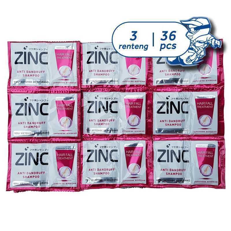 Jual Zinc Pink Japanese Ginseng Hair Fall Treatment Shampoo [10mL x ...