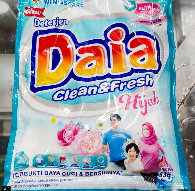 Jual DAIA Clean and Fresh HIJAB Detergent [55 g/ 72 sachet/ Karton] di Seller Central sembako ...