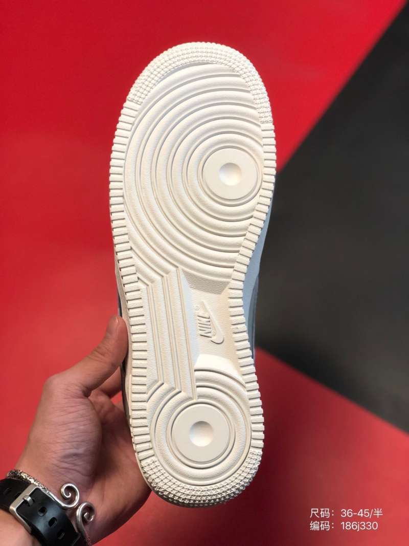 Jual 36-45 Nike Air Force 1 Contrast Suede Canvas Bape Star Nike Air ...