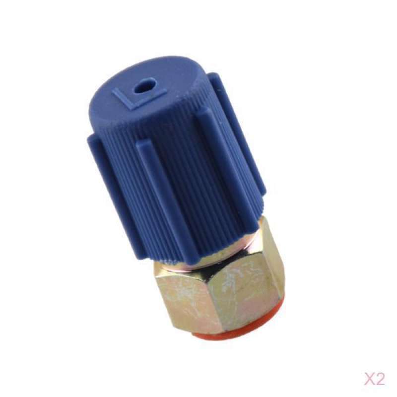 Promo 2x R-12 to R-134a Retrofit Conversion Adapter Fitting 1/4 7/16 ...