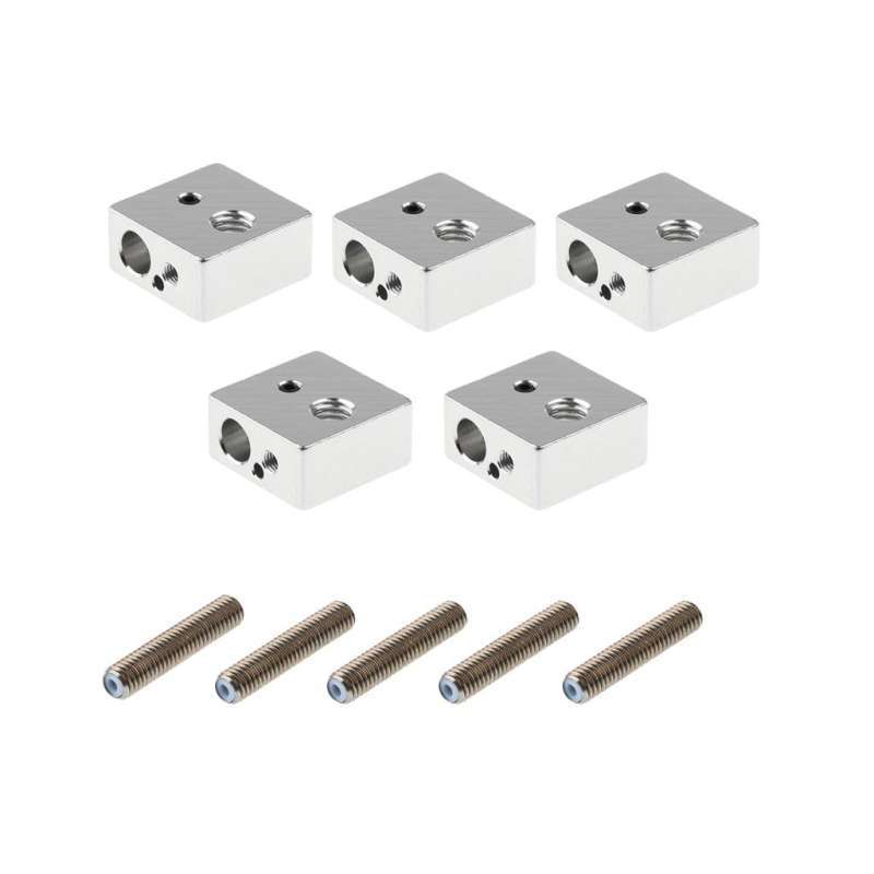 Jual M6x30mm Nozzle Throat +Replacement Heater Block Assembly for MK7 ...