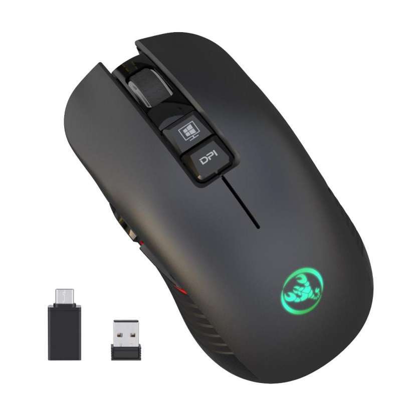 Jual Wireless Cordless Optical Mouse USB C TypeC Receiver PC Laptop ...