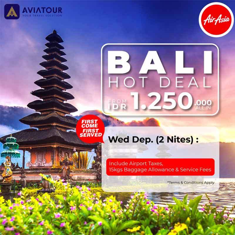 Jual Avia Tour 3D2N Jakarta-Bali Good Deal Ticket Air Asia Voucher Tiket Pesawat - 28 Agustus ...