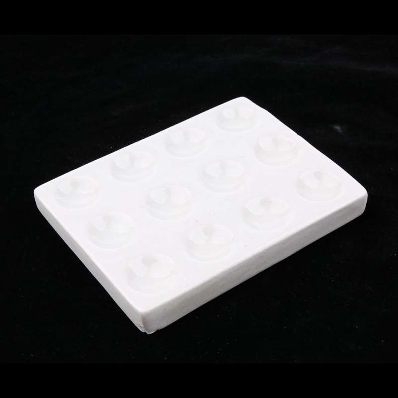 Jual Ceramic Spot Plates Reaction Plate Lab Reusable, 12 Well Di Seller ...