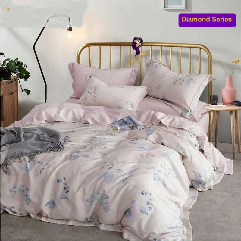 Promo Madamel Set Sprei Tencel/Organic Japan WF In Light Pink -Diamond ...