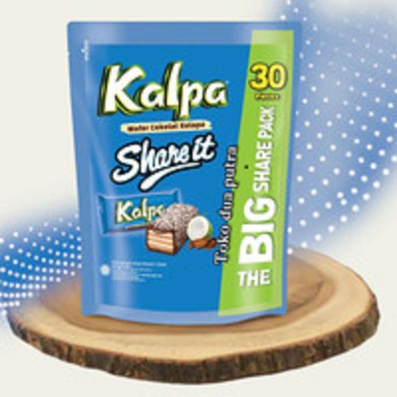 Jual KALPA SHARE IT WAFER COKELAT KELAPA [30 pcs] di Seller Langgan MM ...