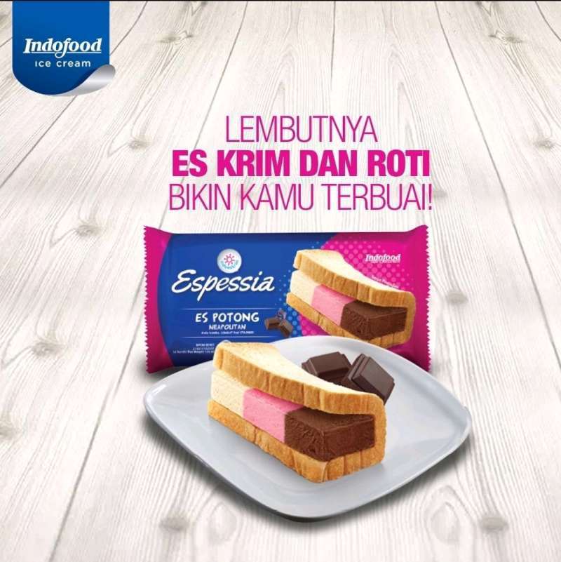 Jual Indofood Espessia Es Krim Potong Neapolitan Isi 20 Di Seller Nayra ...