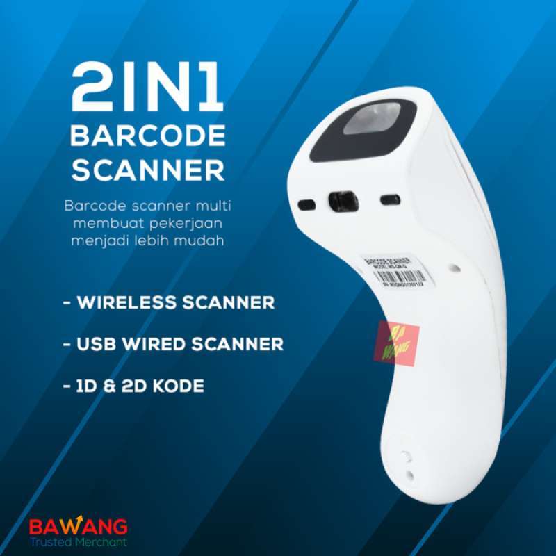 Jual Multifunction Wireless Mouse + Barcode Scanner (1d, 2d, Qr ...