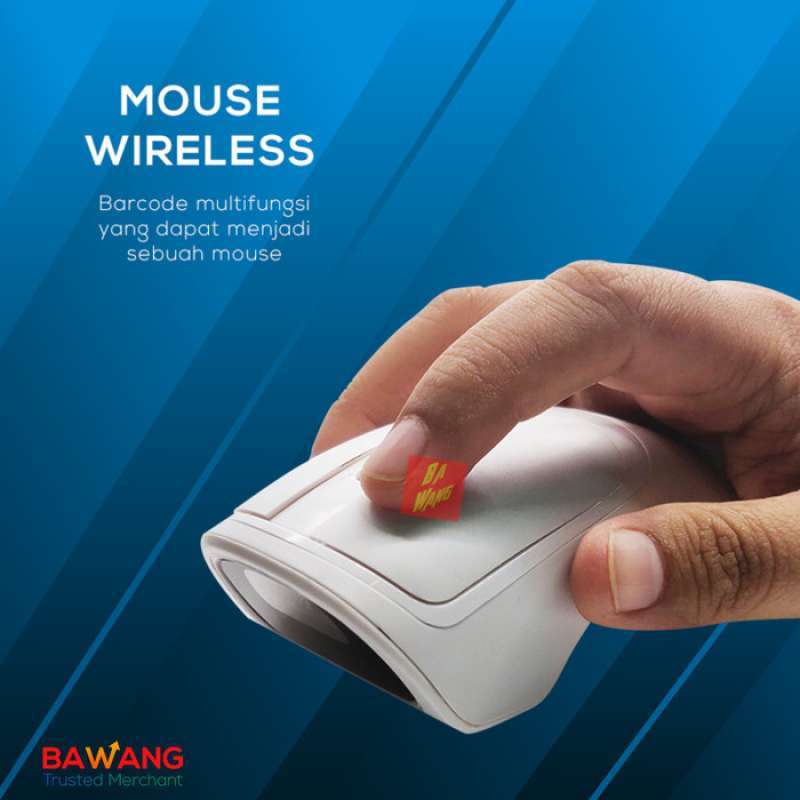 Jual Multifunction Wireless Mouse + Barcode Scanner (1d, 2d, Qr ...