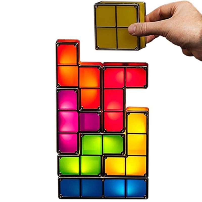 Jual LAMPU HIAS LED TETRIS STACKABLE PUZZLES 7 PCS - F0017 - MULTI ...