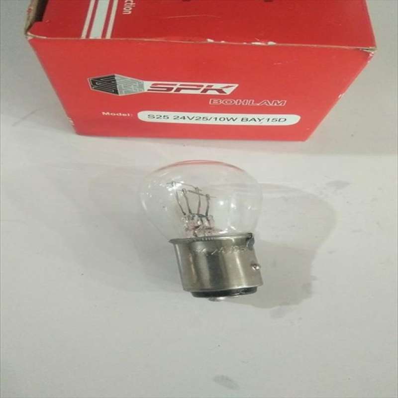 Jual Lampu Bohlam Besar Rem Mobil 24V Kaki 2 25/10W SPK BAY15D di Seller Planet Onderdil ...