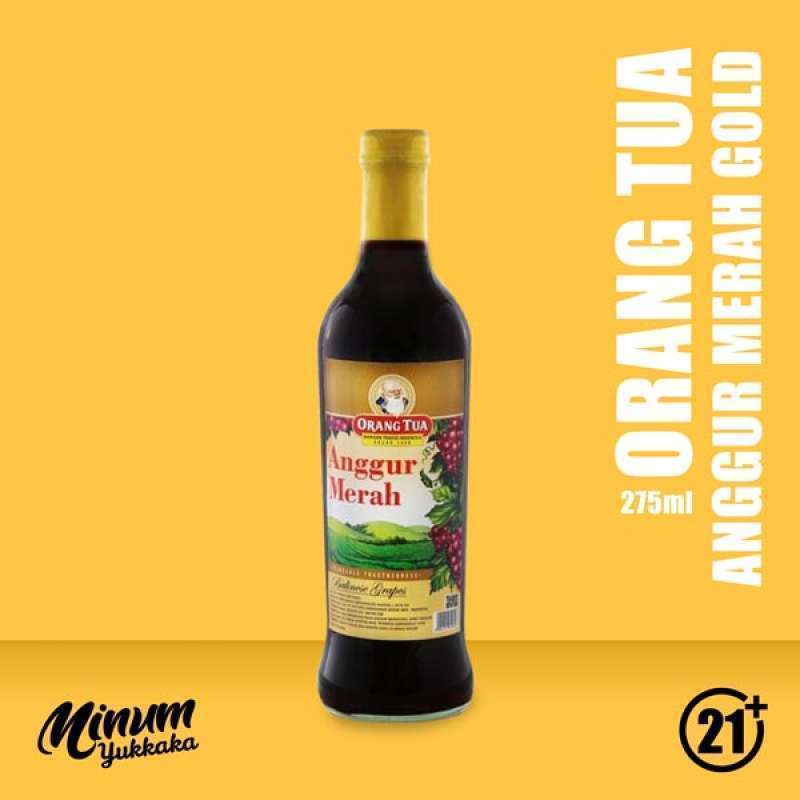 Jual Orang Tua Anggur Merah Gold 275ml di Seller Minum Yuk Kaka Jakarta ...