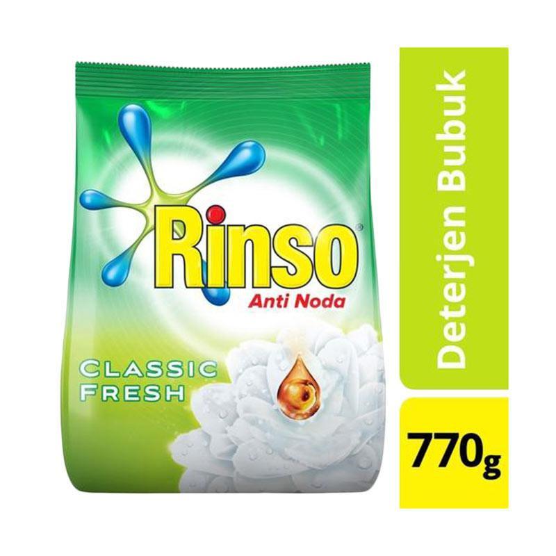 Promo SMG/JOG/SOLO - RINSO Anti Noda Powder Detergent [770 g] Diskon 1% ...
