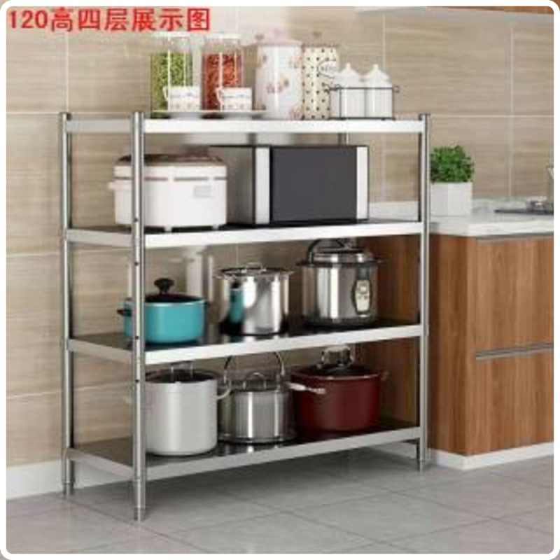 Jual Rak Dapur Rak Susun Stainless Steel 4 Susun Portable Rak ...