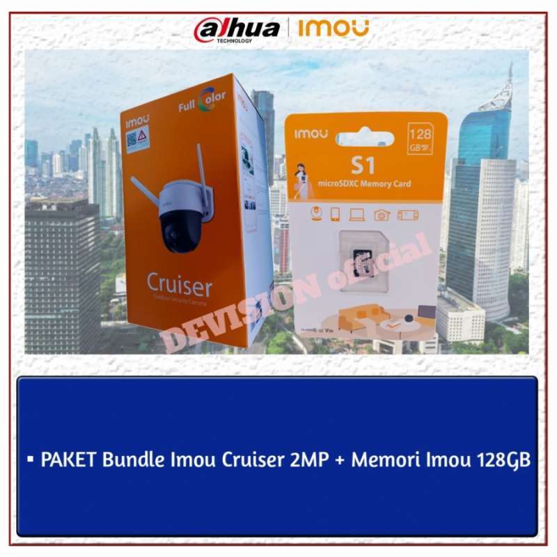 Jual Paket Bundle Imou Cruiser 2MP + Memori Imou 128GB / Lengkap Siap ...