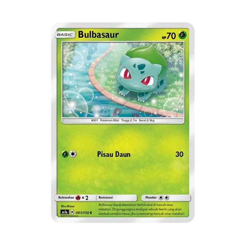 Jual Pokemon Indonesia Trading Card Bulbasaur AS1a 001-150 C di Seller ...