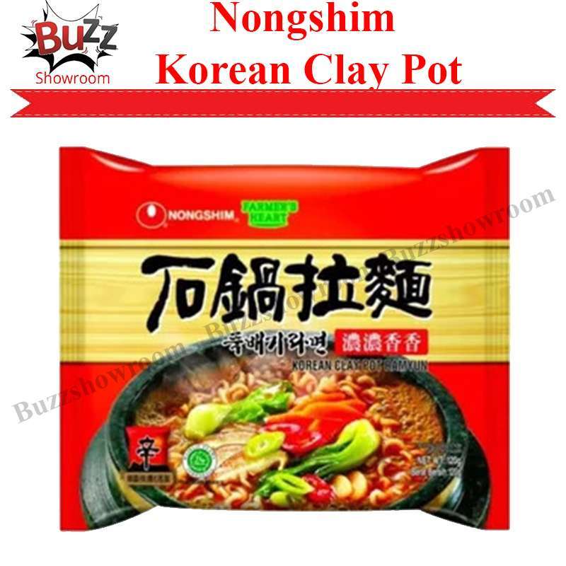 Jual Nongshim Korean Clay Pot Shin Ramyun 120gr Mie Korean Ramen di ...