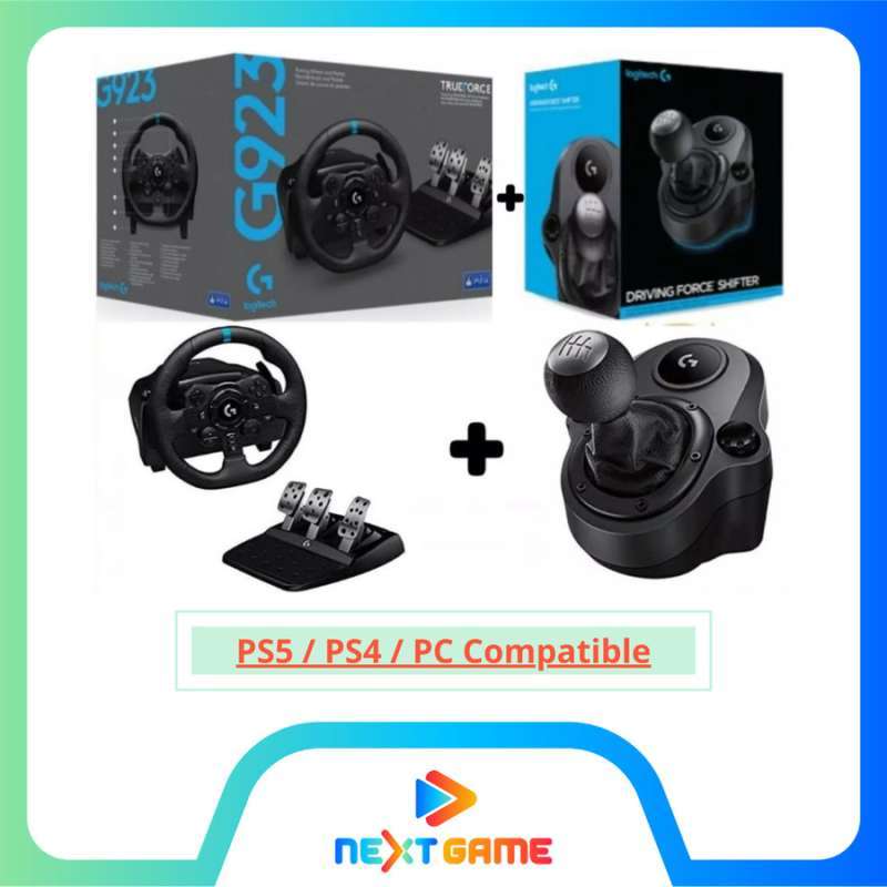 Jual Logitech G923 Trueforce SIM Racing Wheel and Pedals for PS5 PS4 PC - With Shifter di Seller ...