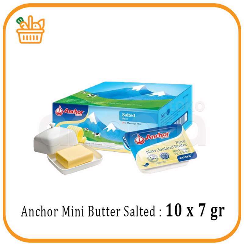 Jual Anchor - Mini Butter Salted 7/10gr (10 pcs) Halal di Seller Toko ...
