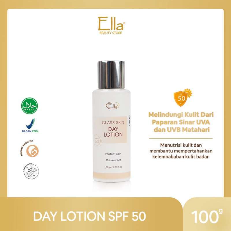 Jual Ella Skincare Glass Skin Day Lotion Spf 50 With Hyaluronic Acid ...