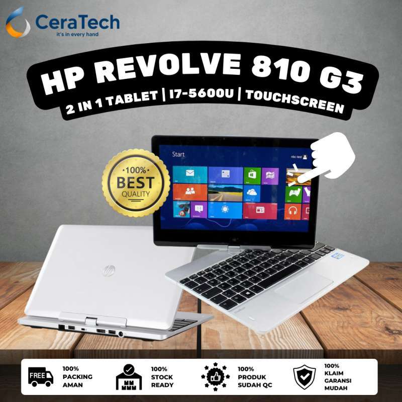 Jual Laptop HP Elitebook Revolve 810 G3 - Core i7 / Ram 8Gb / Ssd 256Gb ...