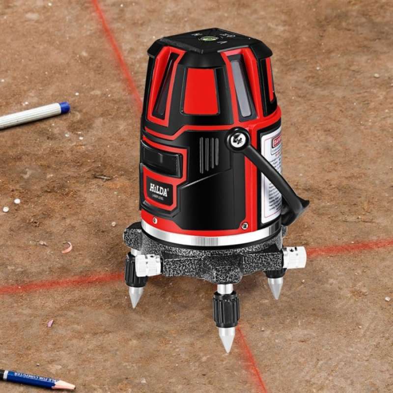 Jual MESIN SELF LEVELING 5 LINE LASER RED BEAM INFRARED 4D ELEVASI ...