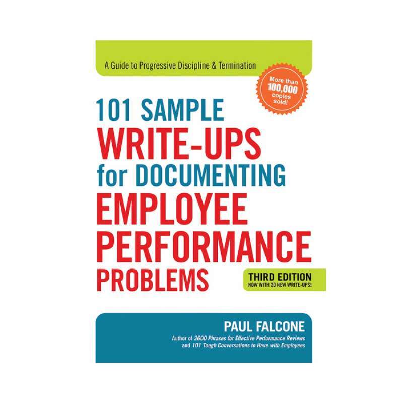 Promo Original 101 Sample Write - Ups Employee Performance Buku ...