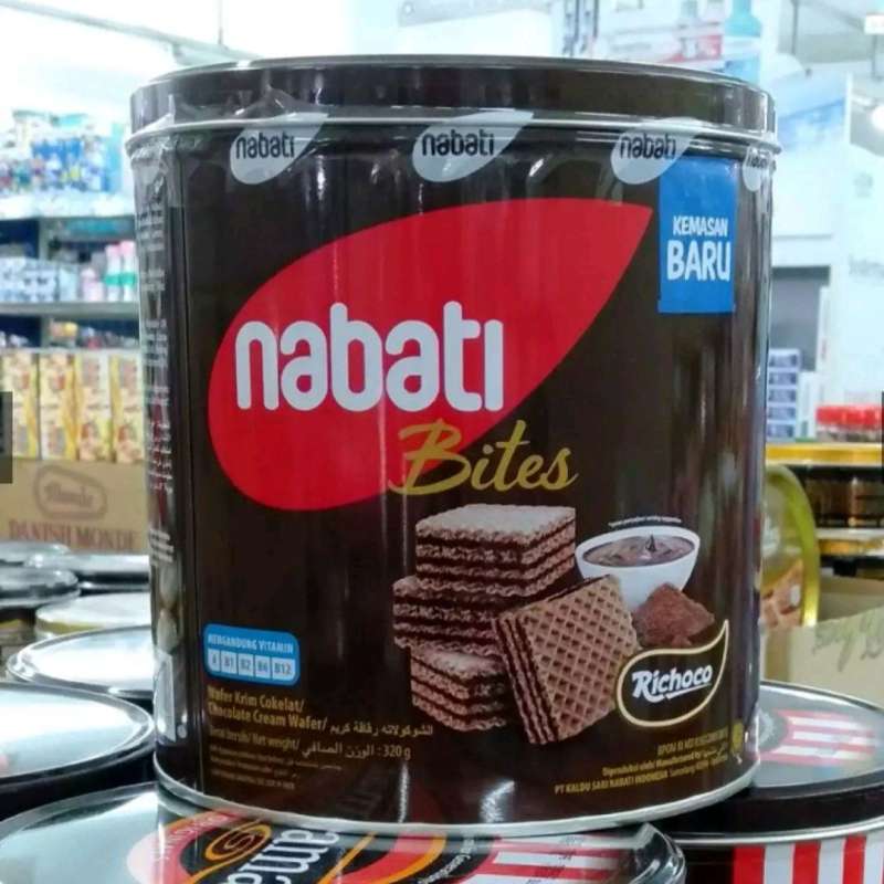 Promo Wafer Nabati Bites Kaleng 350gr Diskon 30% di Seller Toko Mang ...