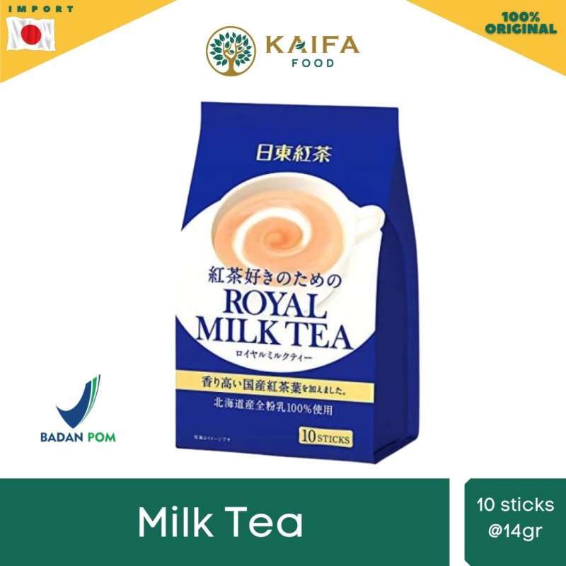 Jual Nittoh Royal Milk Tea 100% Hokkaido Milk 10 Sticks Di Seller Kaifa ...