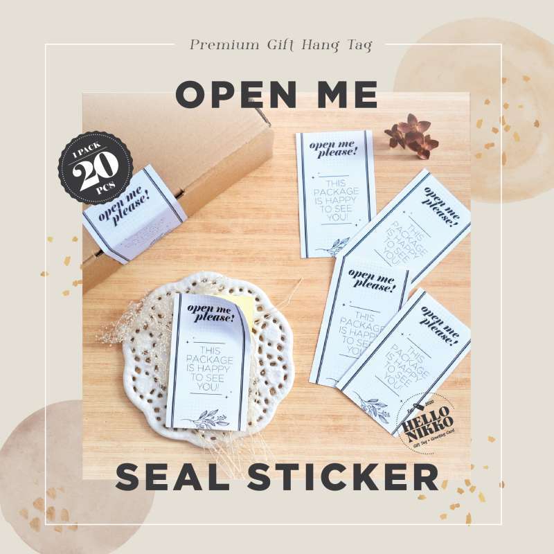 Jual Stiker Label Open Me Original Harga Termurah Mei 2024 | Blibli