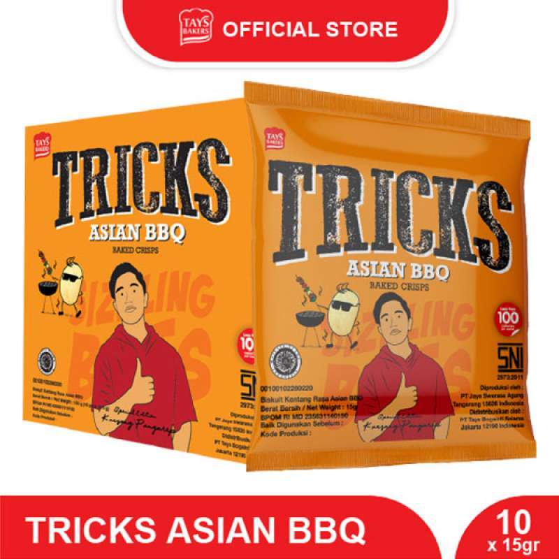 Promo Tricks Crisps 10 x 15g KIMCHI – Potato Baked Crisps - ASIAN BBQ ...