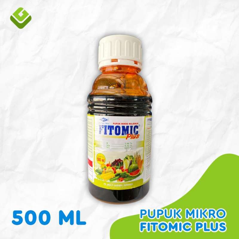 Jual Pupuk Mikro Fitomic Plus 500ml - Pupuk Cair Mikro Majemuk - Cap ...