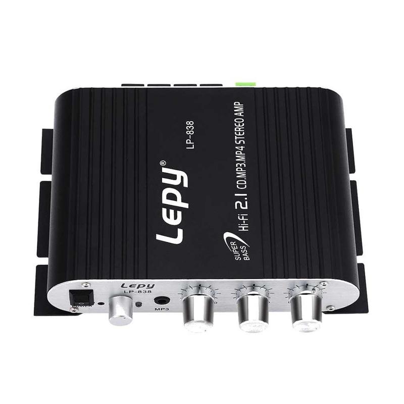 Promo Lepy Lp-838 Treble Bass Booster Hifi Stereo Amplifier Diskon 53% ...