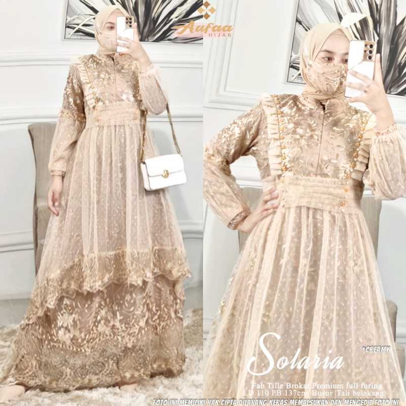 Jual SOLARIA Dress Kebaya Kondangan Model Terbaru 2022 Baju Dress ...