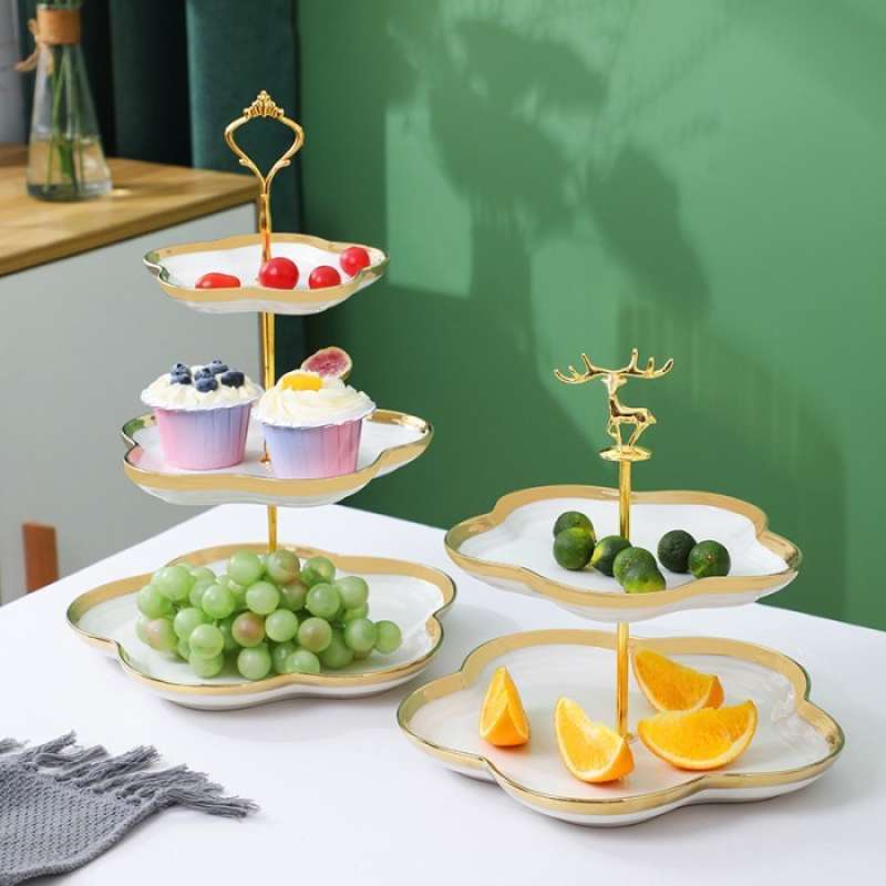 Jual Fleur Cake Tier / Rak Kue / Tempat Kue Bertingkat - Pink 3 Tingkat Di Seller Petite Maison ...