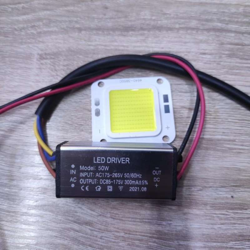 Jual Travo / Ballast / Led Driver / Adaptor Lampu Sorot 50 Watt - Travo+ Chip SET di Seller ...